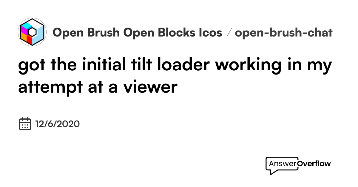 got the initial .tilt loader working in my attempt at a viewer - Open ...