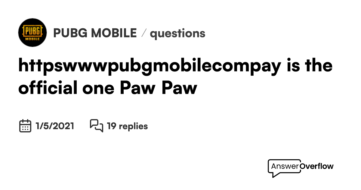 https://www.pubgmobile.com/pay is the official one, @Paw Paw. - PUBG MOBILE