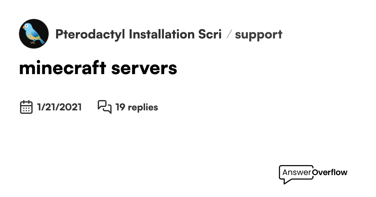 minecraft servers - Pterodactyl Installation Script