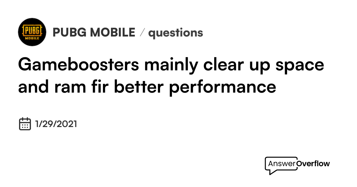 Gameboosters mainly clear up space and ram fir better performance ...