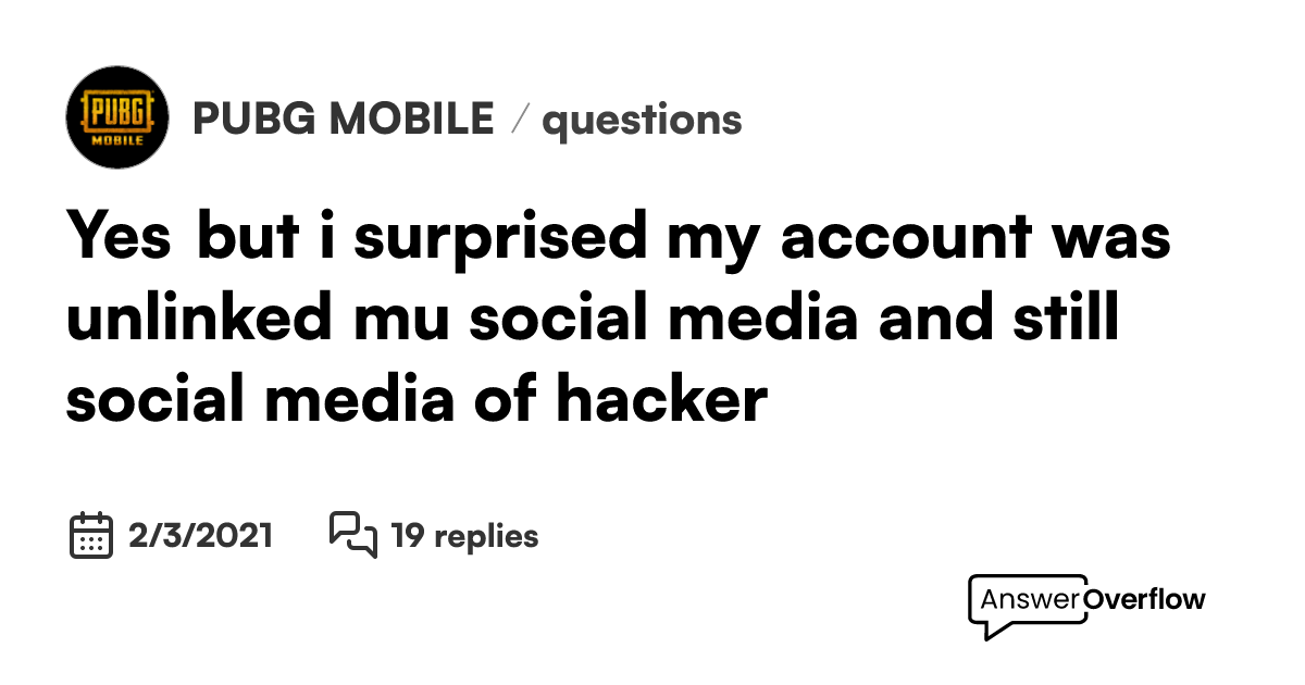 Yes , but i surprised my account was unlinked mu social media and still ...
