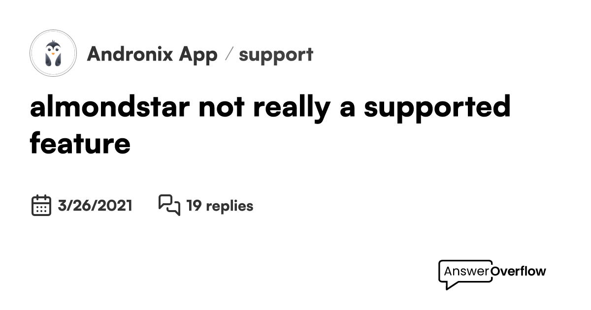 @almond_star not really a supported feature - Andronix App