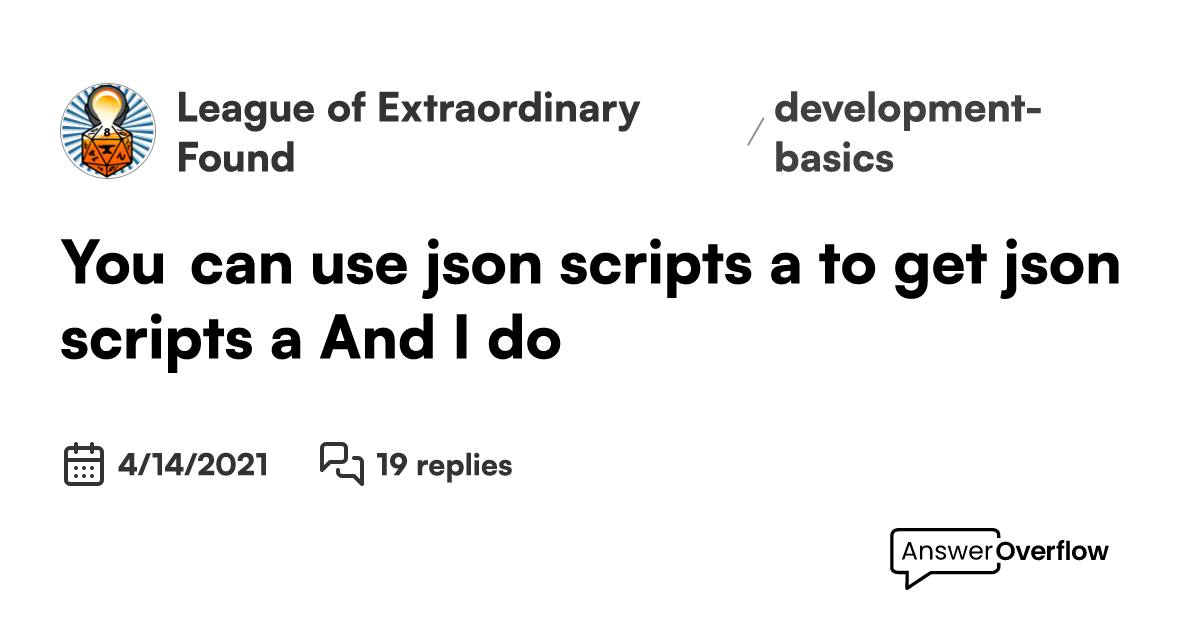You can use \`\`\`json {"scripts": ["a"]} \`\`\` to get ```json {"scripts": ["a"]} ``` And I don ...
