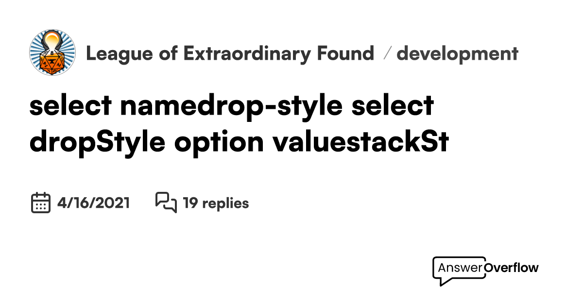 #select dropStyle}} Stacked Up Randomly Left to Right Line &#1