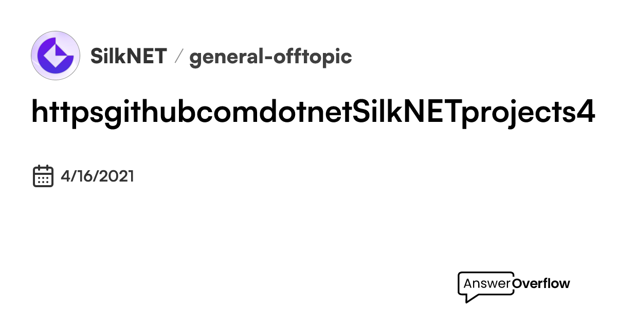 - Silk.NET