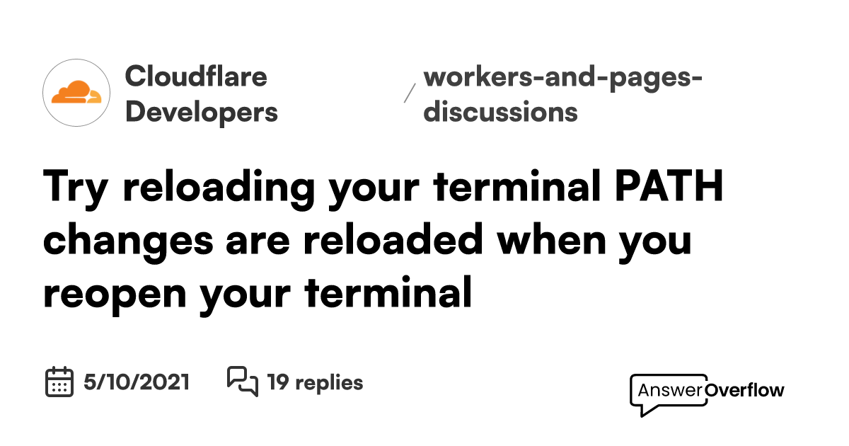 Try reloading your terminal, PATH changes are reloaded when you reopen your terminal ...