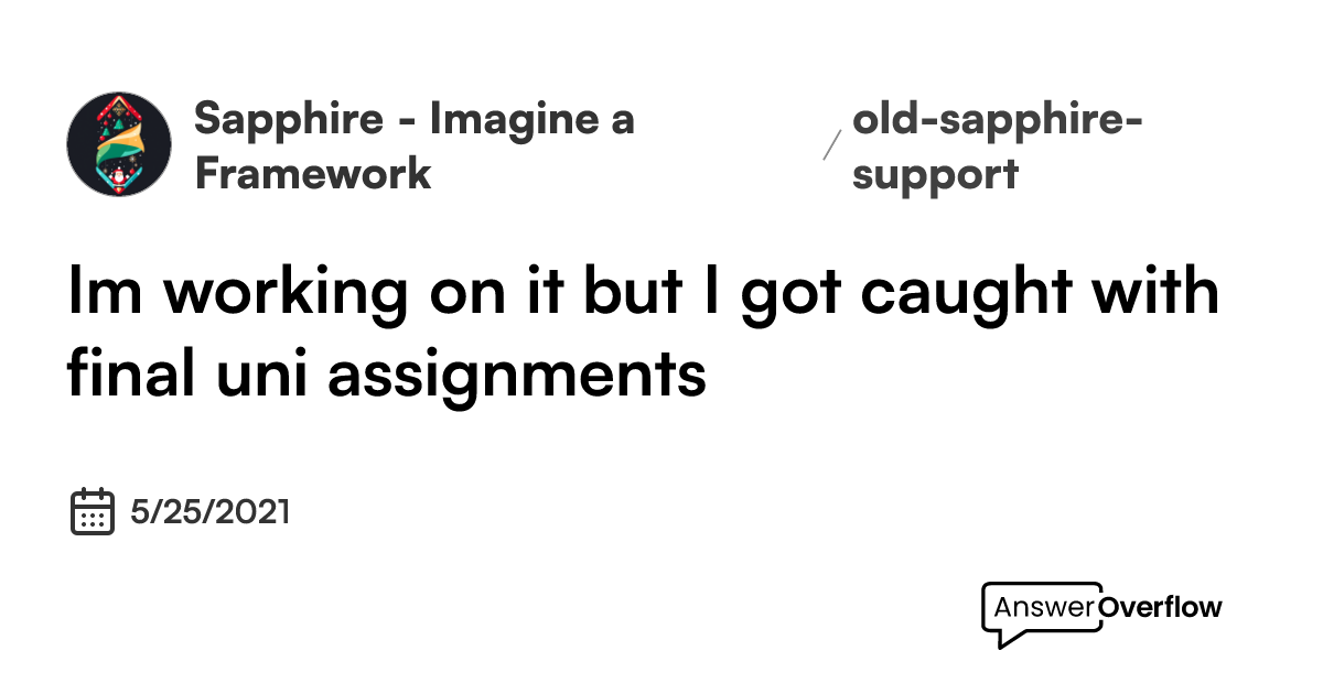 I'm working on it, but I got caught with final uni assignments ...