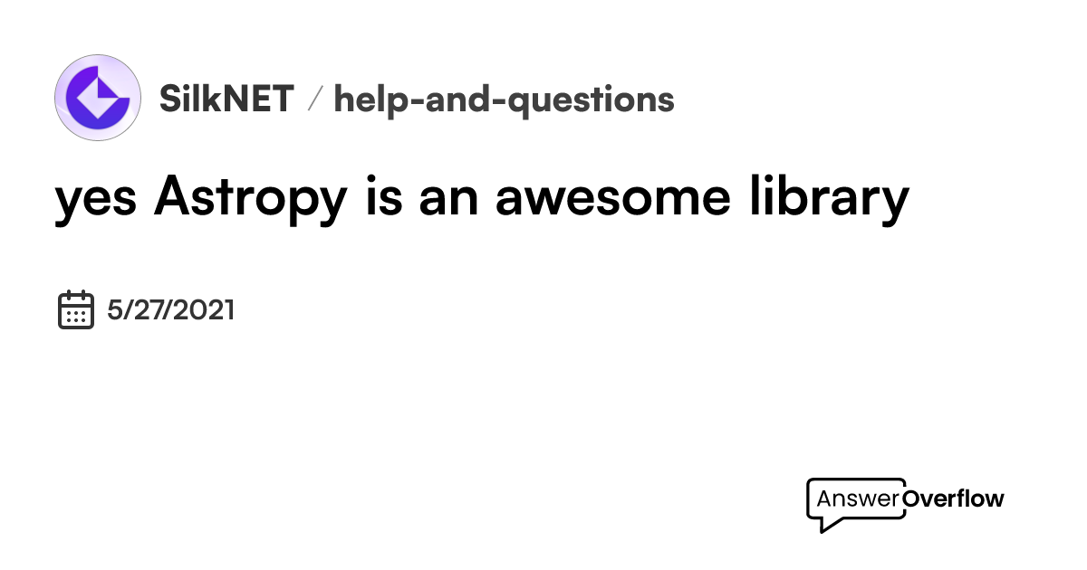 yes. Astropy is an awesome library - Silk.NET