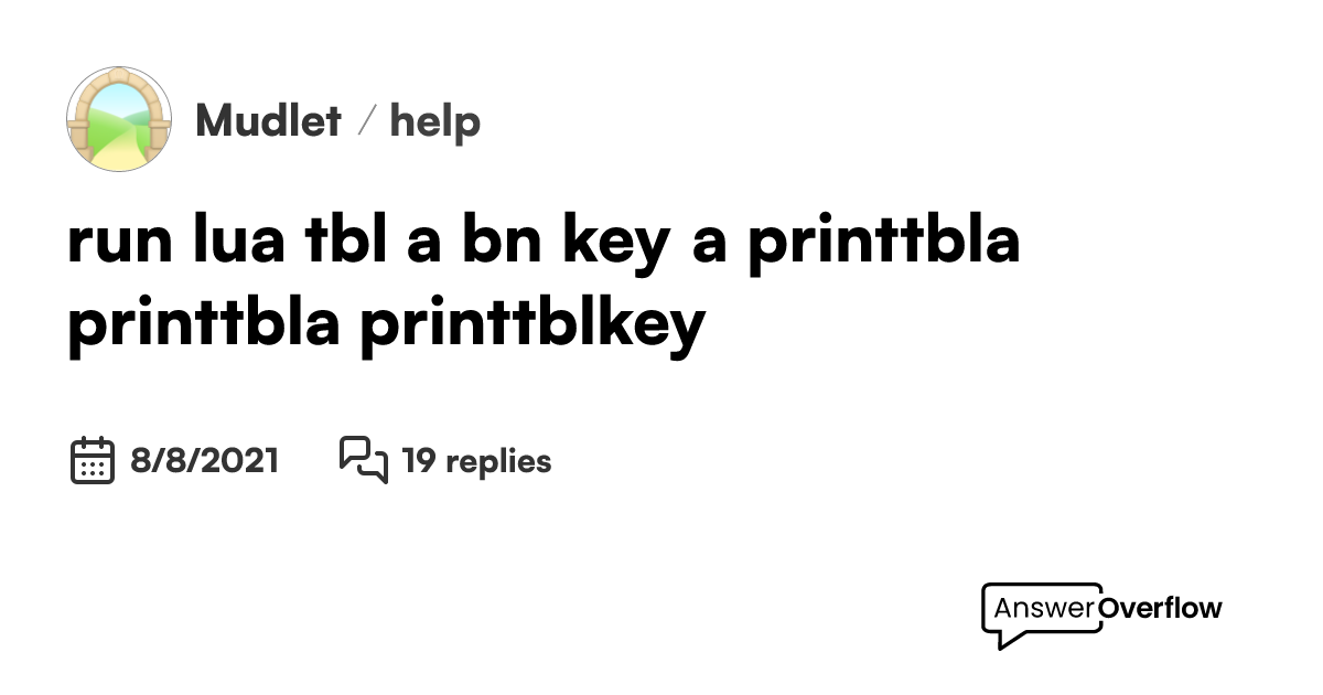/run ```lua tbl = { a = "b\n" } key = "a" print(tbl["a"]) print(tbl.a ...