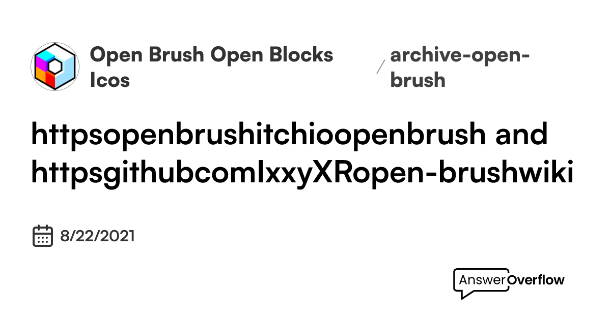 https://openbrush.itch.io/openbrush and https://github.com/IxxyXR/open-brush/wiki - Open Brush ...