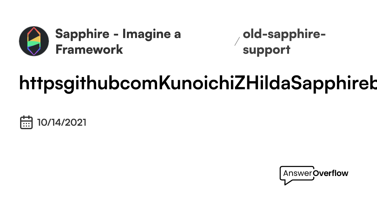 https://github.com/KunoichiZ/HildaSapphire/blob/main/src/lib/HildaClient.ts#L26 - Sapphire ...