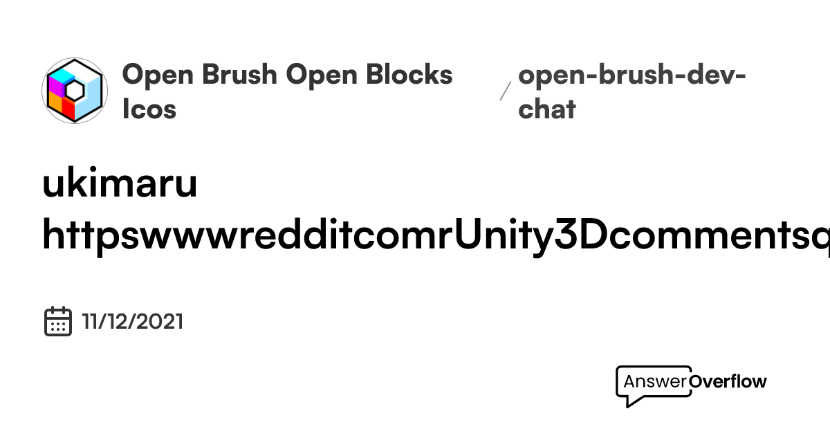 @ukimaru https://www.reddit.com/r/Unity3D/comments/qs1tol/going_for_a_minimalist_sumie_aesthetic ...