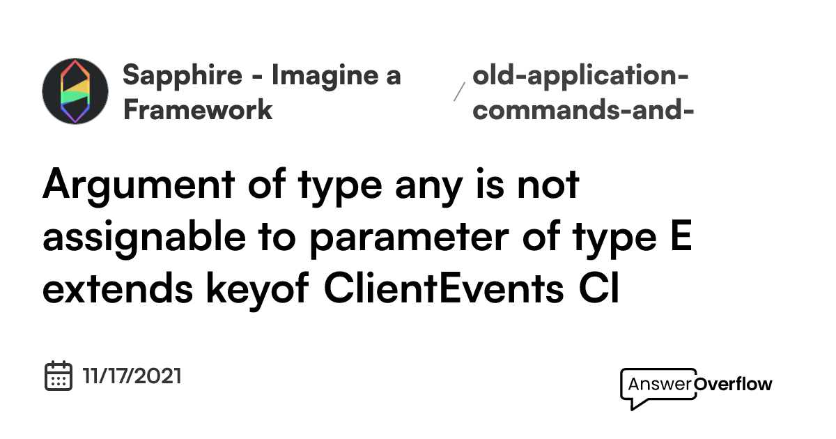 `Argument of type 'any[]' is not assignable to parameter of type 'E ...
