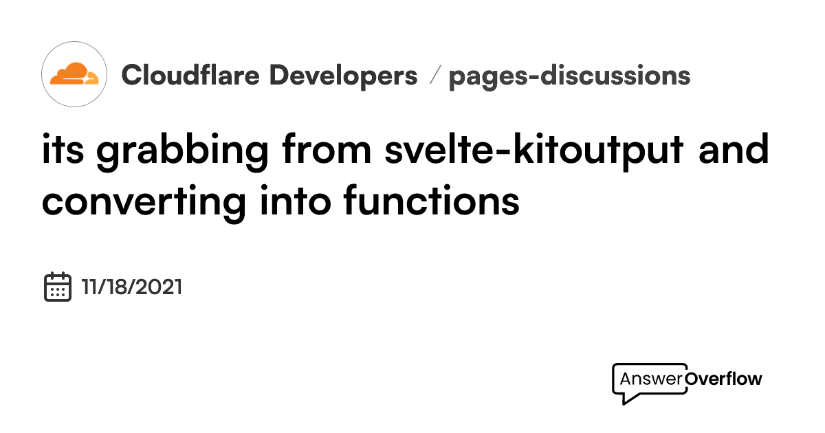 its grabbing from `.svelte-kit/output` and converting into functions ...