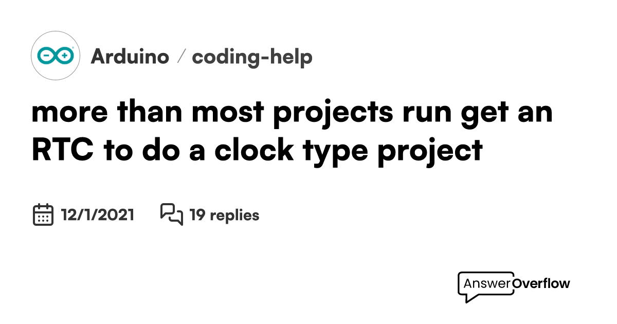 more than most projects run, get an RTC to do a clock type project ...