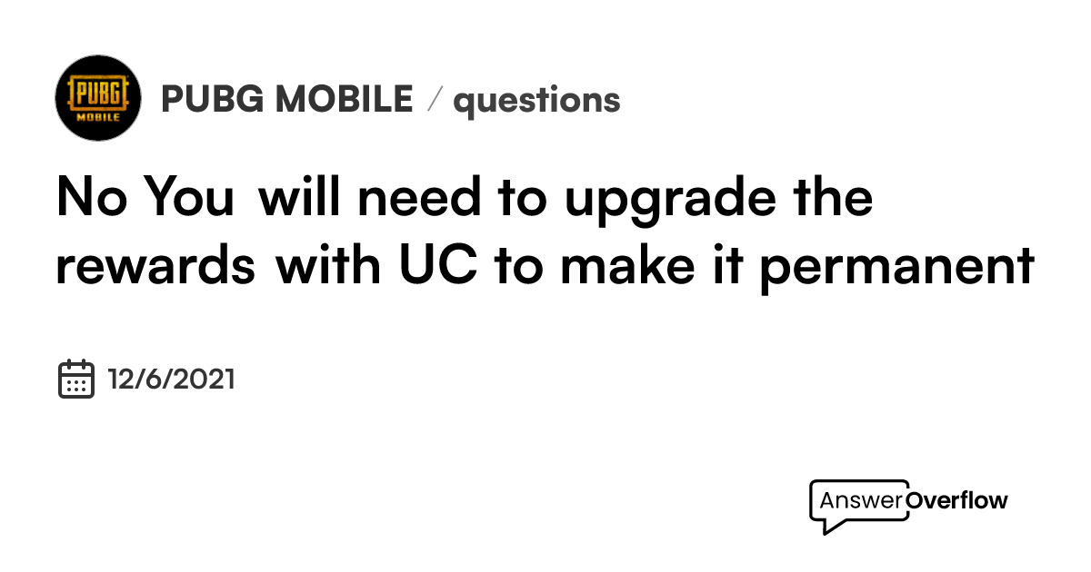 No. You will need to upgrade the rewards with UC to make it permanent ...