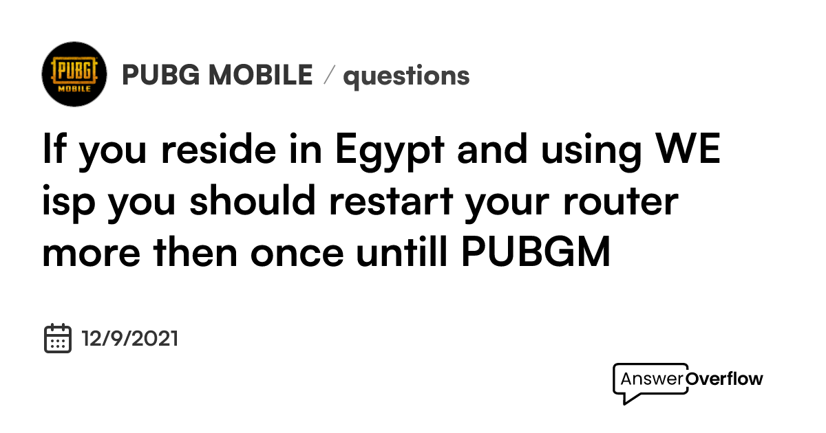 If you reside in Egypt and using WE isp you should restart your router ...
