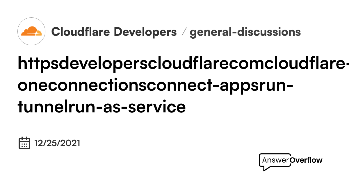 https://developers.cloudflare.com/cloudflare-one/connections/connect-apps/run-tunnel/run-as ...