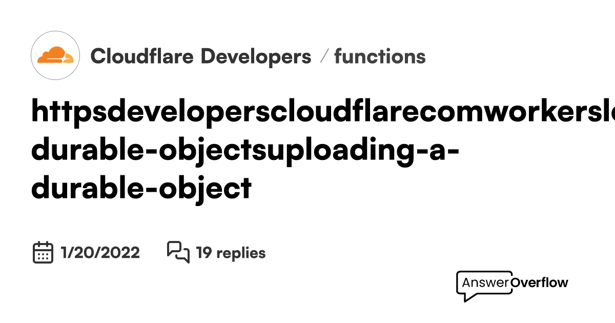 https://developers.cloudflare.com/workers/learning/using-durable-objects#uploading-a-durable ...