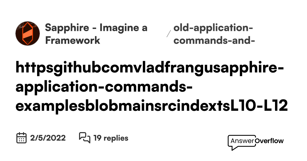 https://github.com/vladfrangu/sapphire-application-commands-examples/blob/main/src/index.ts#L10 ...