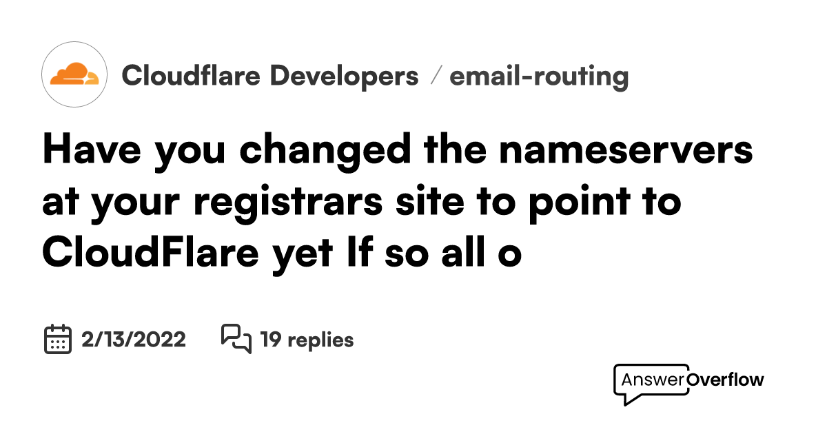 Have you changed the nameservers at your registrar's site to point to CloudFlare yet? If so, all ...