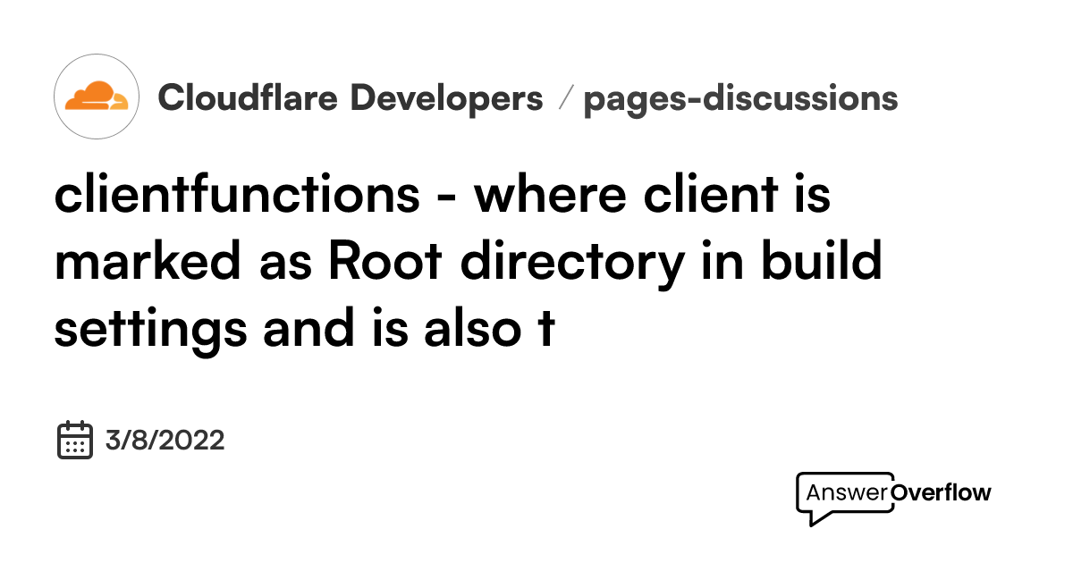 `/client/functions` - where `/client` is marked as `Root directory` in ...