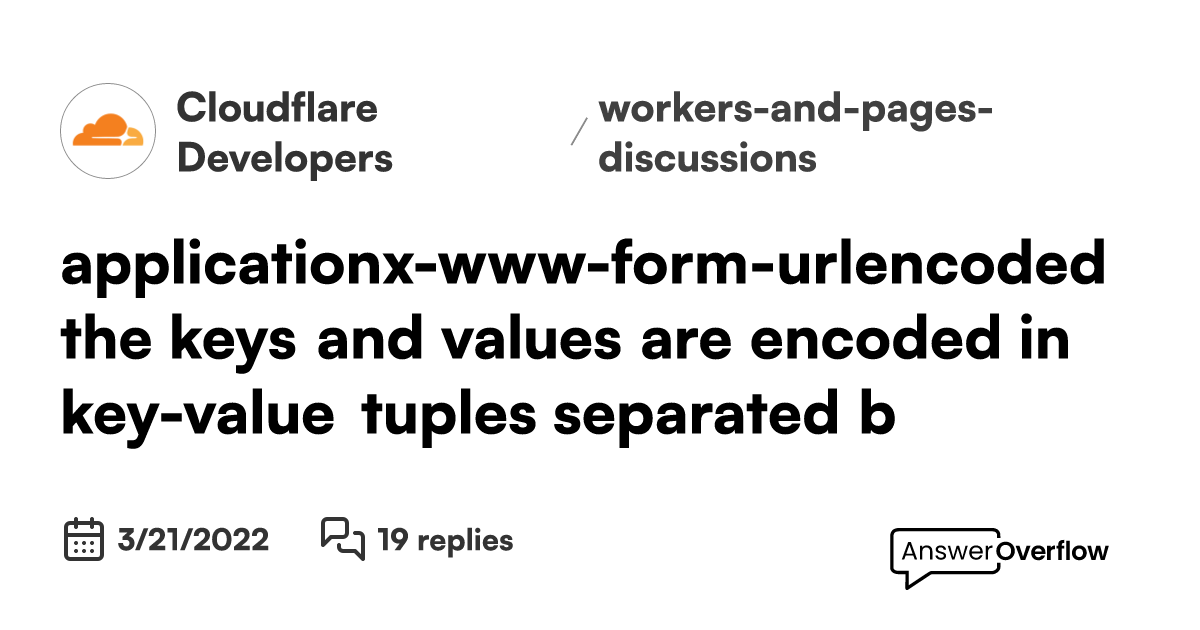 "application/x-www-form-urlencoded: the keys and values are encoded in key-value tuples ...