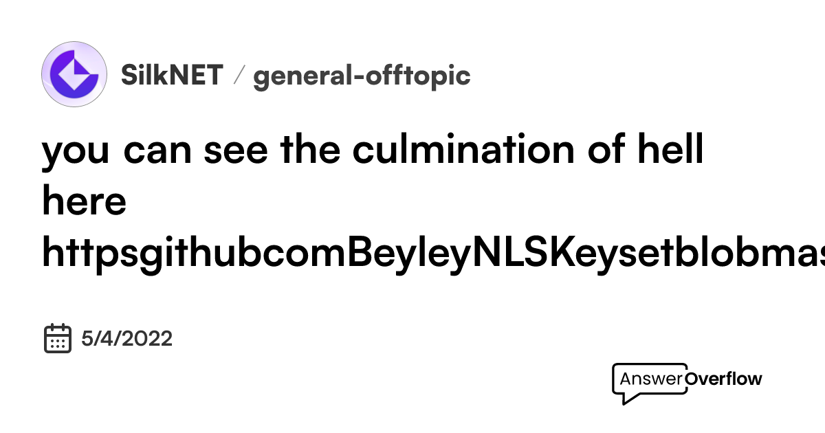 you can see the culmination of hell here: https://github.com/Beyley/NLSKeyset/blob/master ...