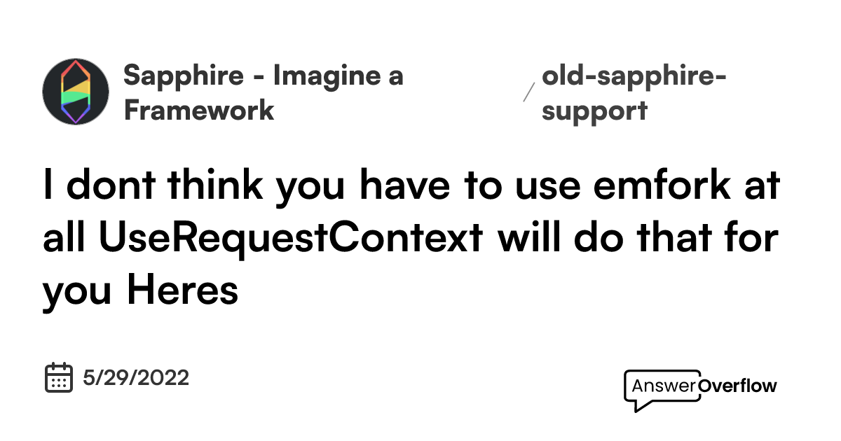 I don't think you have to use `em.fork()` at all, `UseRequestContext ...