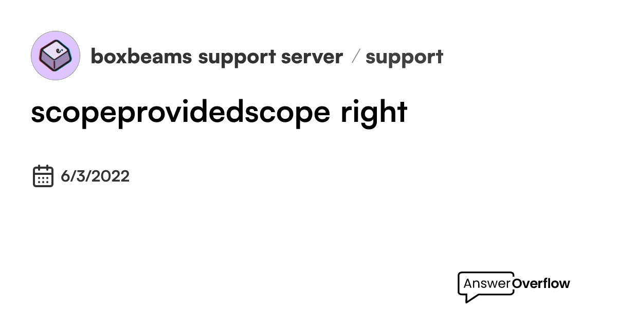 provided right>? - boxbeam's support server