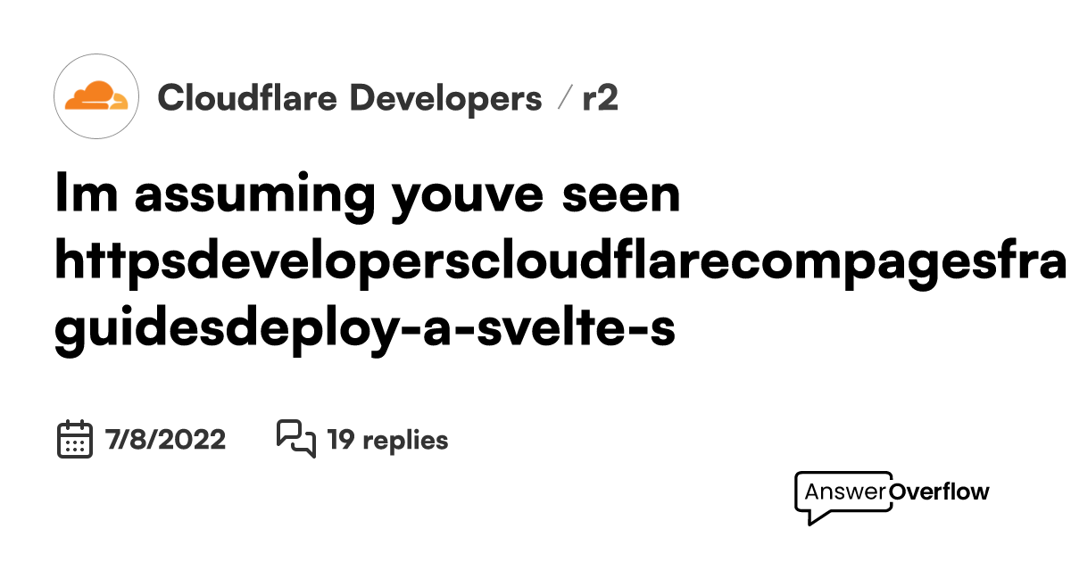 I'm assuming you've seen https://developers.cloudflare.com/pages/framework-guides/deploy-a ...