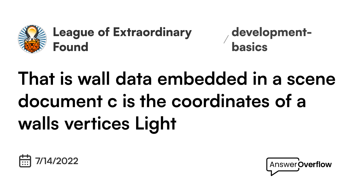 That is wall data embedded in a scene document. `c` is the coordinates ...